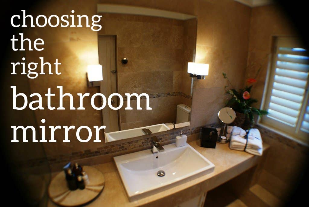 How Big Should a Mirror Above a Vanity Be? - Dengarden