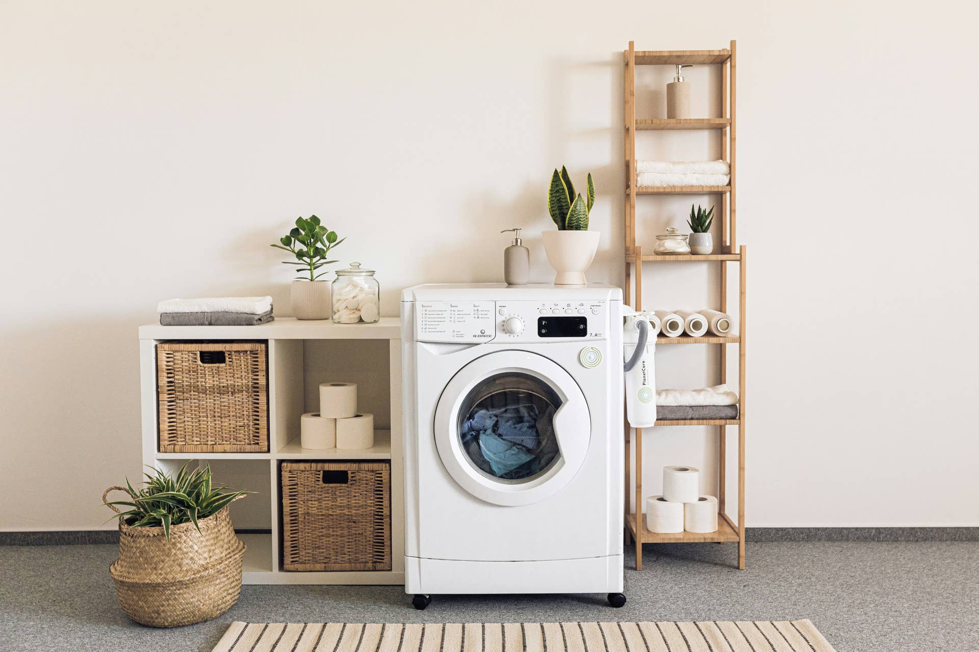 Watch An Ordinary Laundry Room Get a Moody, High-End Refresh - Dengarden