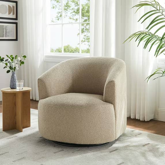Hurry Up: Walmart Just Restocked Its Viral Bouclé Chair - Dengarden