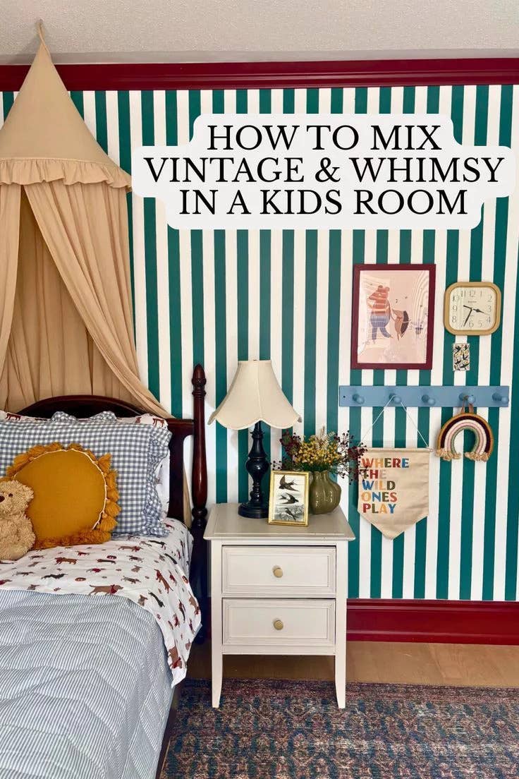 Vintage Kids' Bedrooms Are Back, According to Pinterest - Dengarden