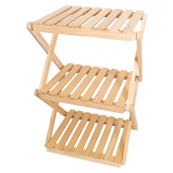 Aldi’s $17 Wooden Plant Stand Looks Straight Out of a Boutique - Dengarden