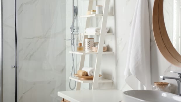 Small Bathroom Hidden Bathroom Storage Is Pure Genius - Dengarden