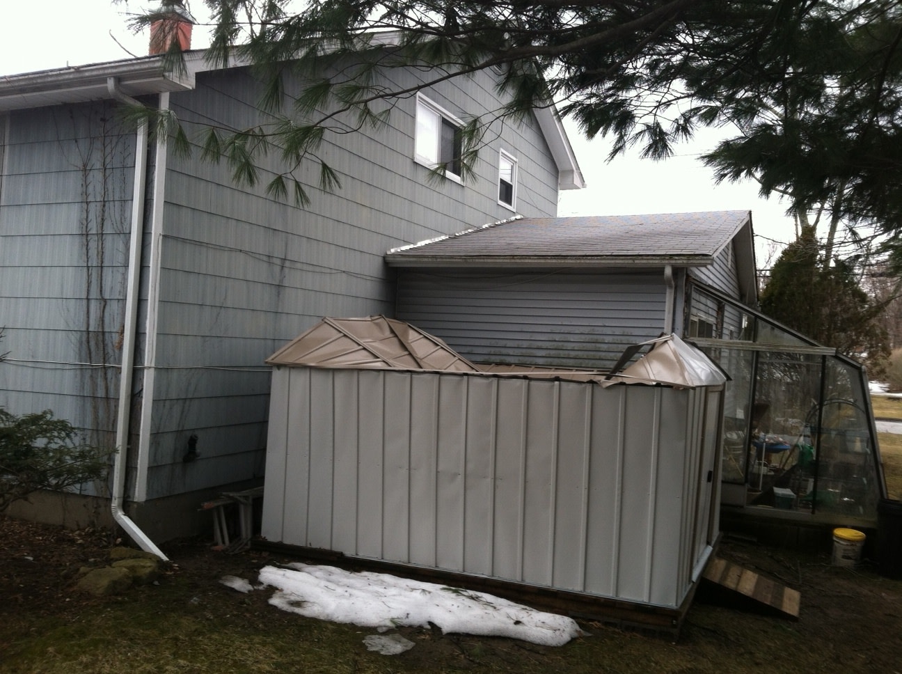 How to Fix a Collapsed Storage Shed (Arrow SR1012)