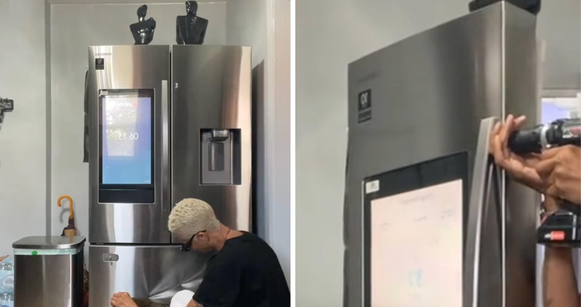 Virginia DIYer Makes a Designer-Inspired Refrigerator & the Internet Is ...