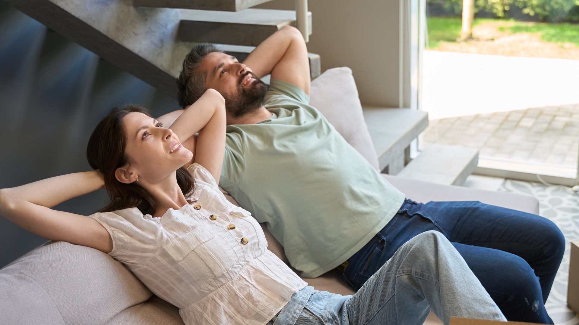 Couple Transforms Plain Ceilings With Pole Wrap