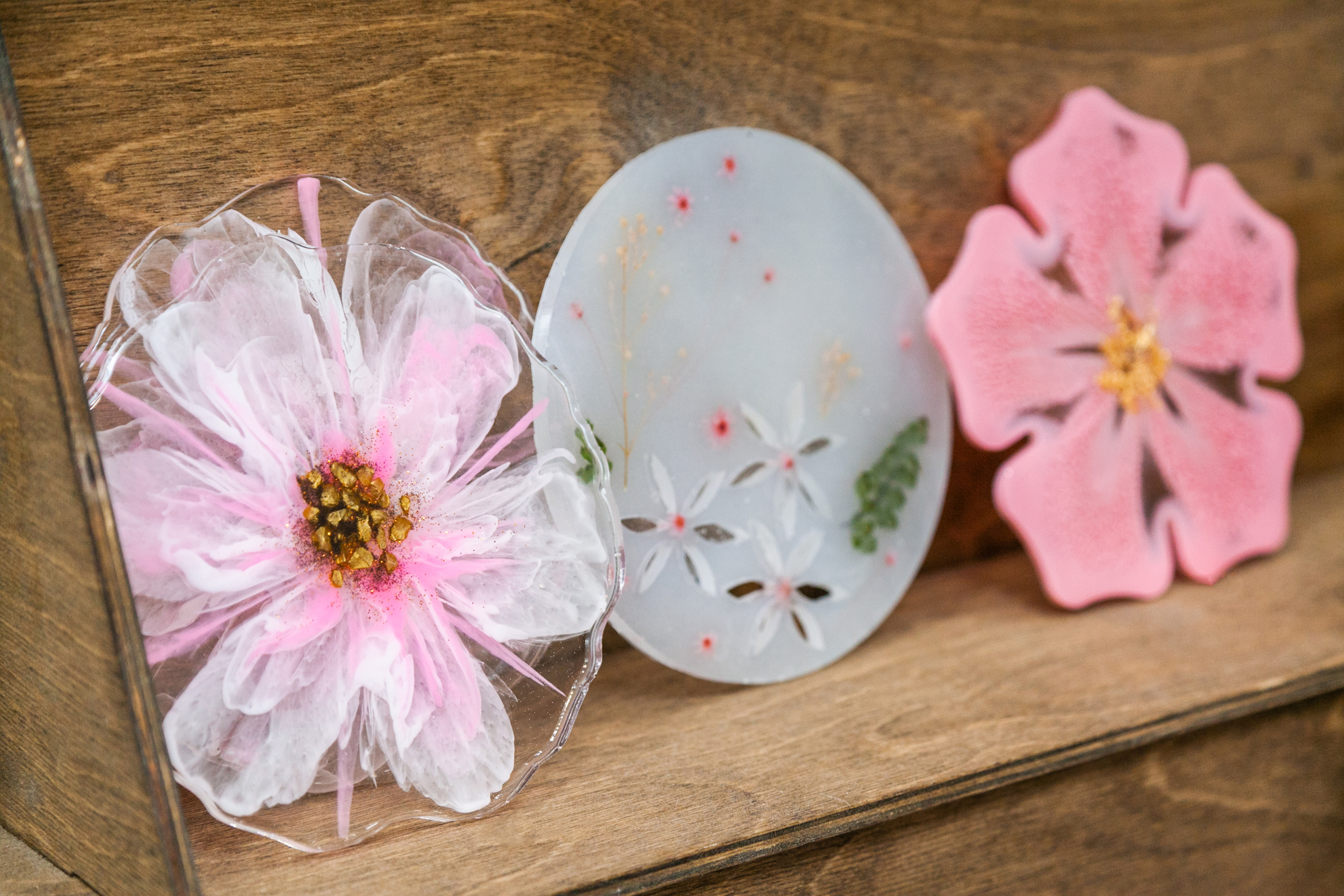 DIYer Turns Inexpensive Dollar Tree Finds into the Chicest Spring Coasters