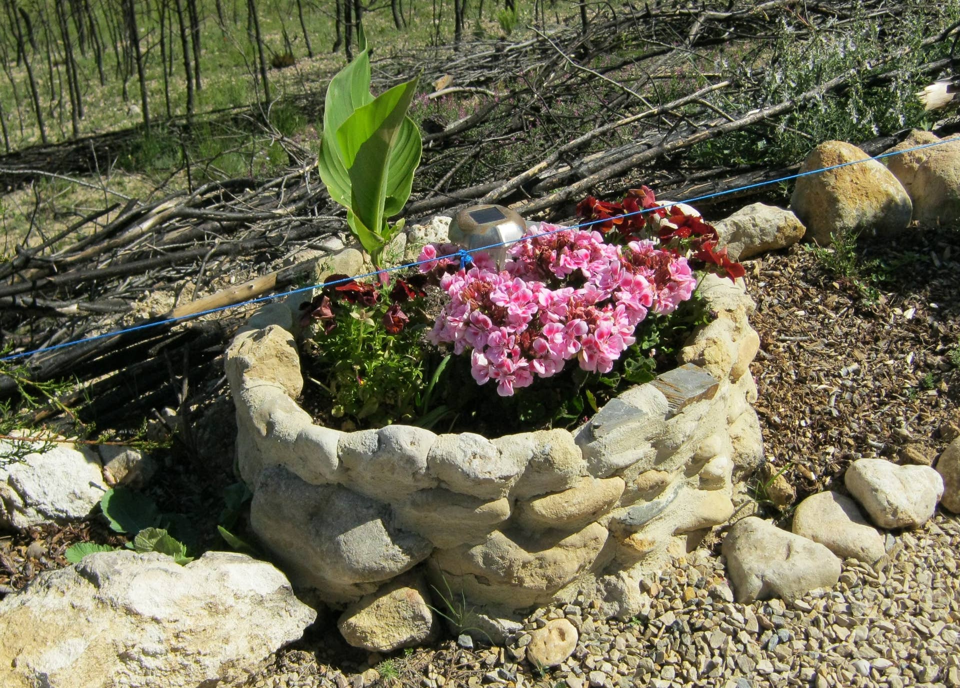Building A Rock Planter