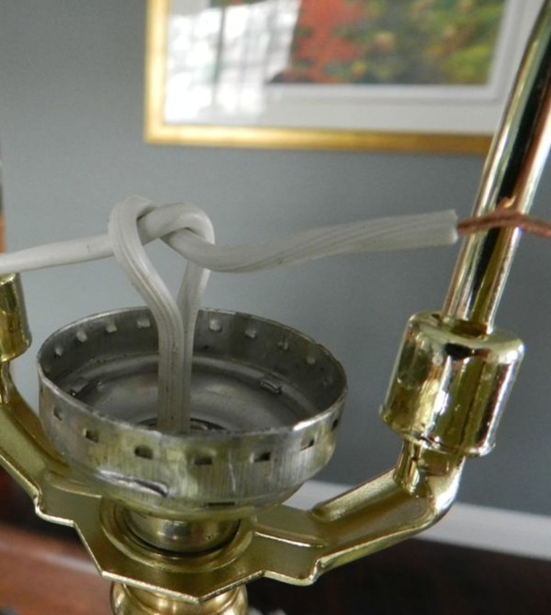 How to Rewire a Vintage Table Lamp - Dengarden