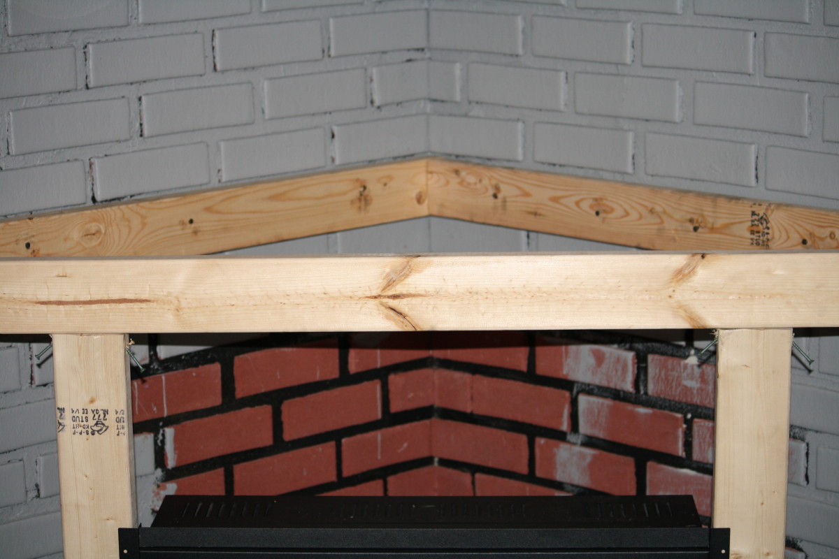 DIY: How to Build a Simple Corner Fireplace - Dengarden