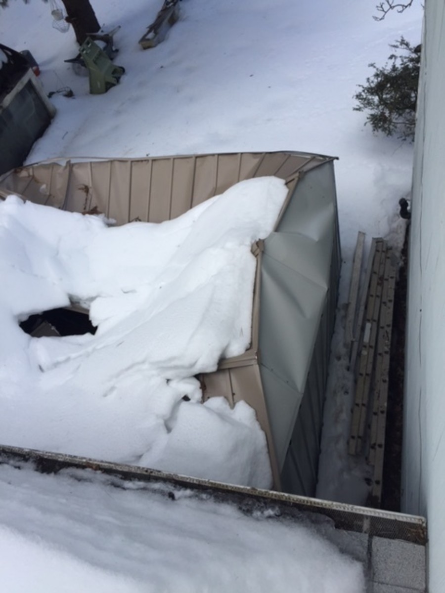 How to Fix a Collapsed Storage Shed (Arrow SR1012) - Dengarden