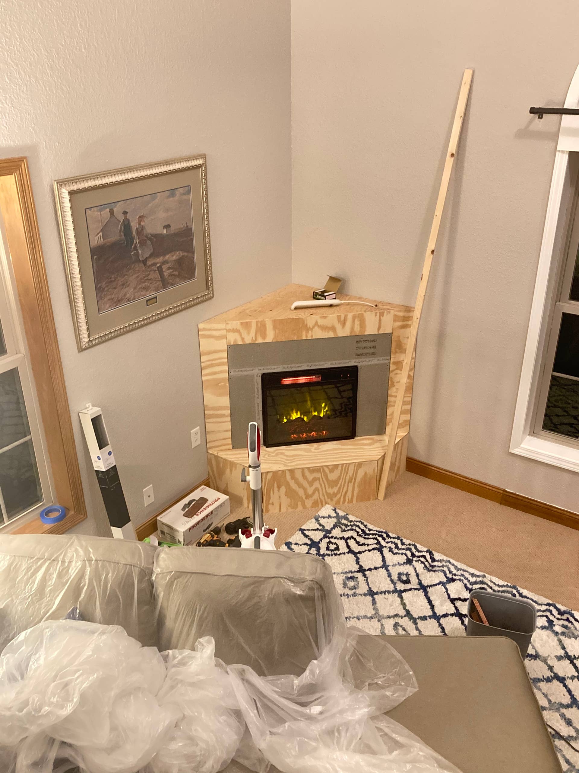 Framing A Corner Fireplace Help! New Build Corner Fireplace