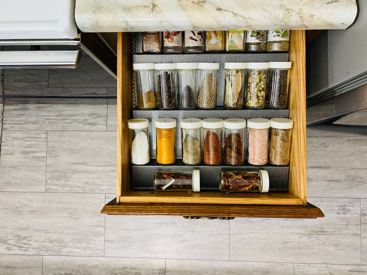 Organize Spices with Dollar Tree Picture Frames - Dengarden