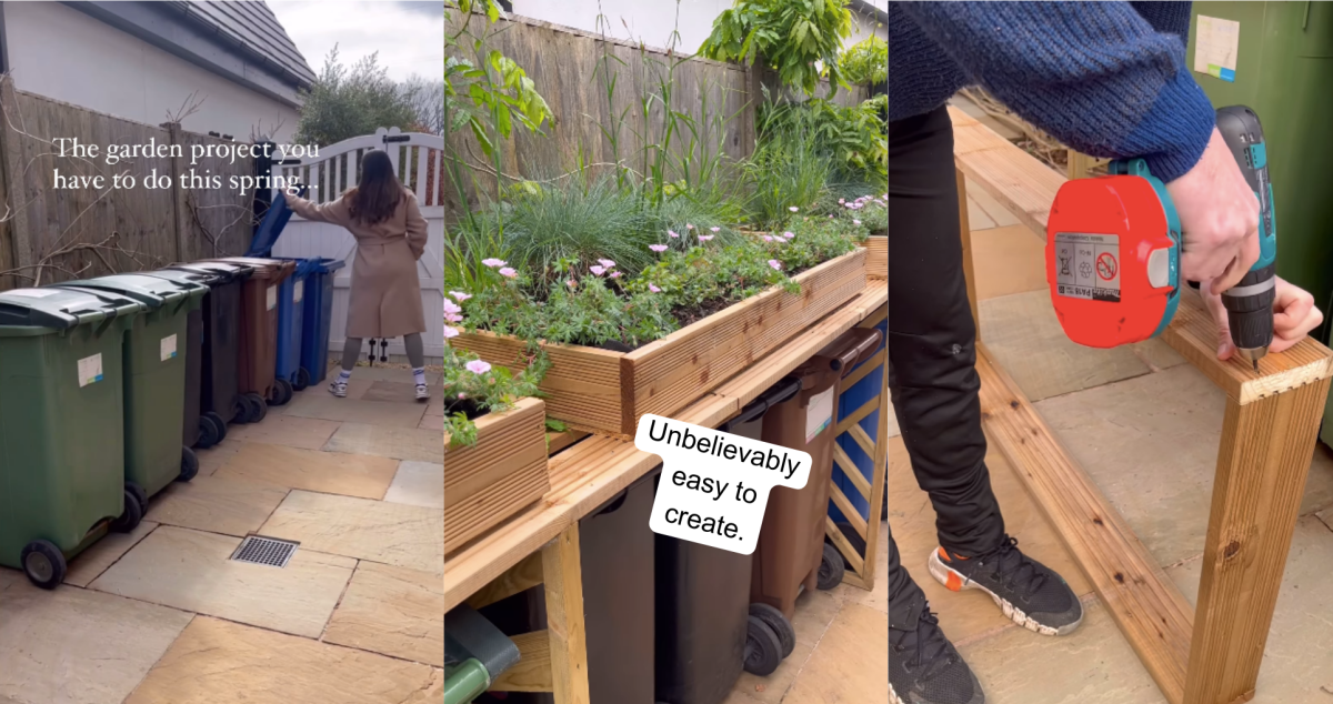 These DIY Planters Are a Brilliant Way to Camouflauge the Garbage Bins ...