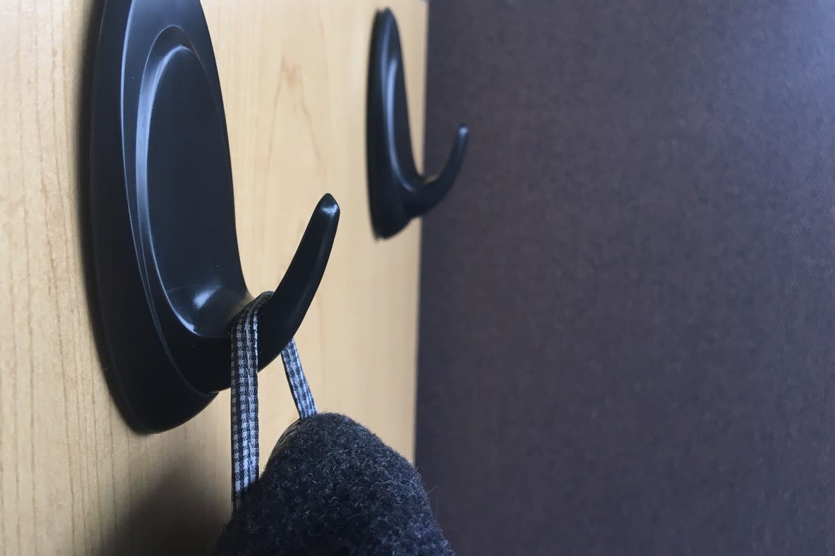 $15 IKEA Tray Becomes Perfect Wall Hook Hanger with Simple Hack - Dengarden