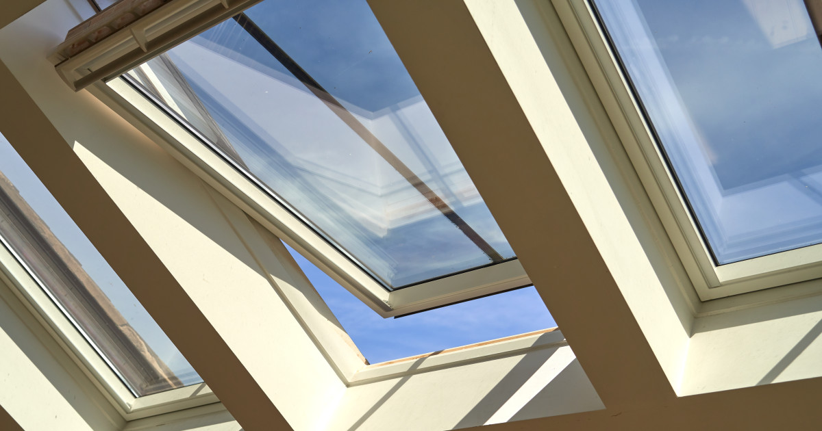 Man Paints Skylight Trim Black and It Instantly Elevates the Space ...