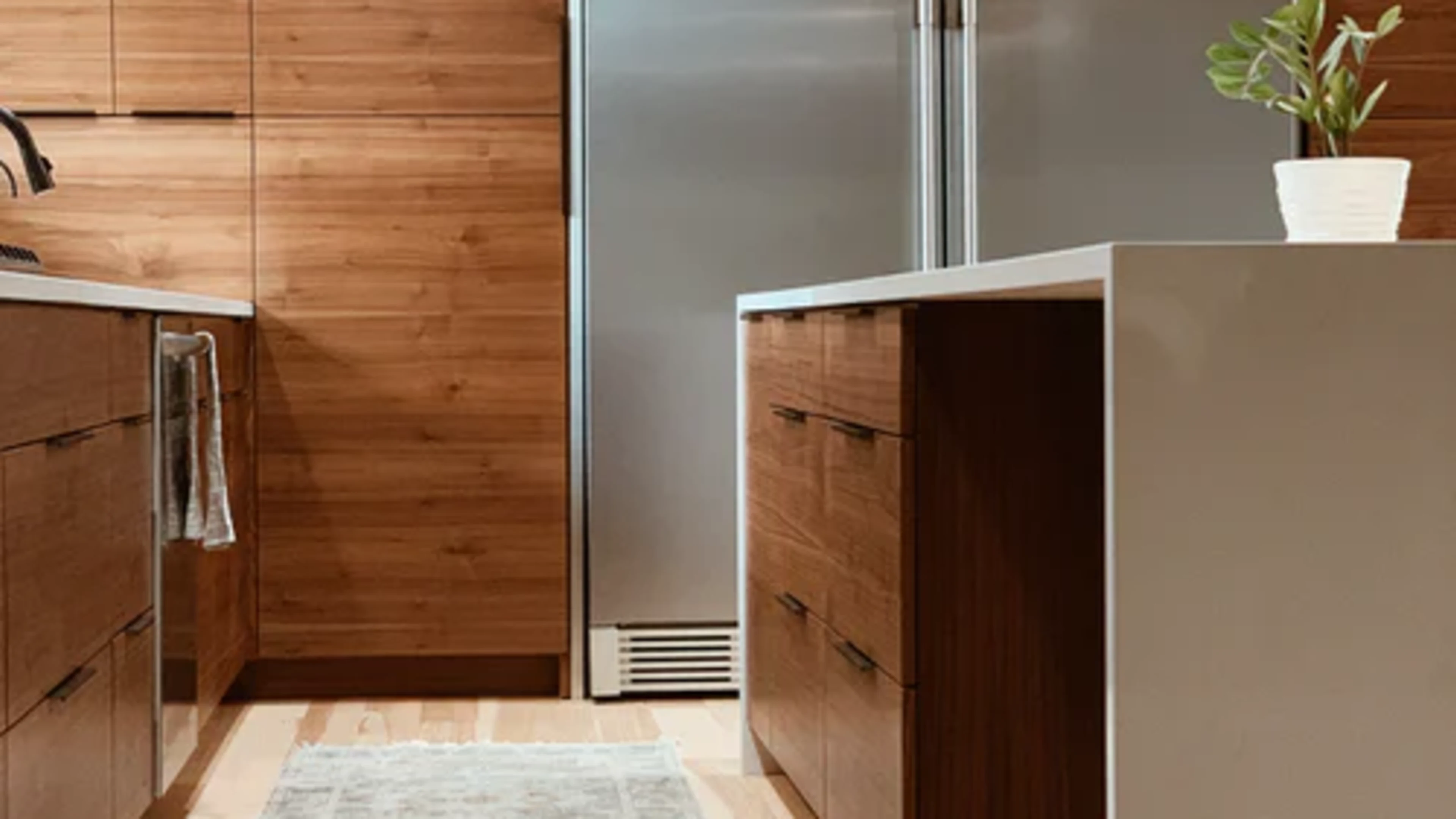 Here's How to Scribe Filler Strips to Prevent Gaps in Cabinet Installation