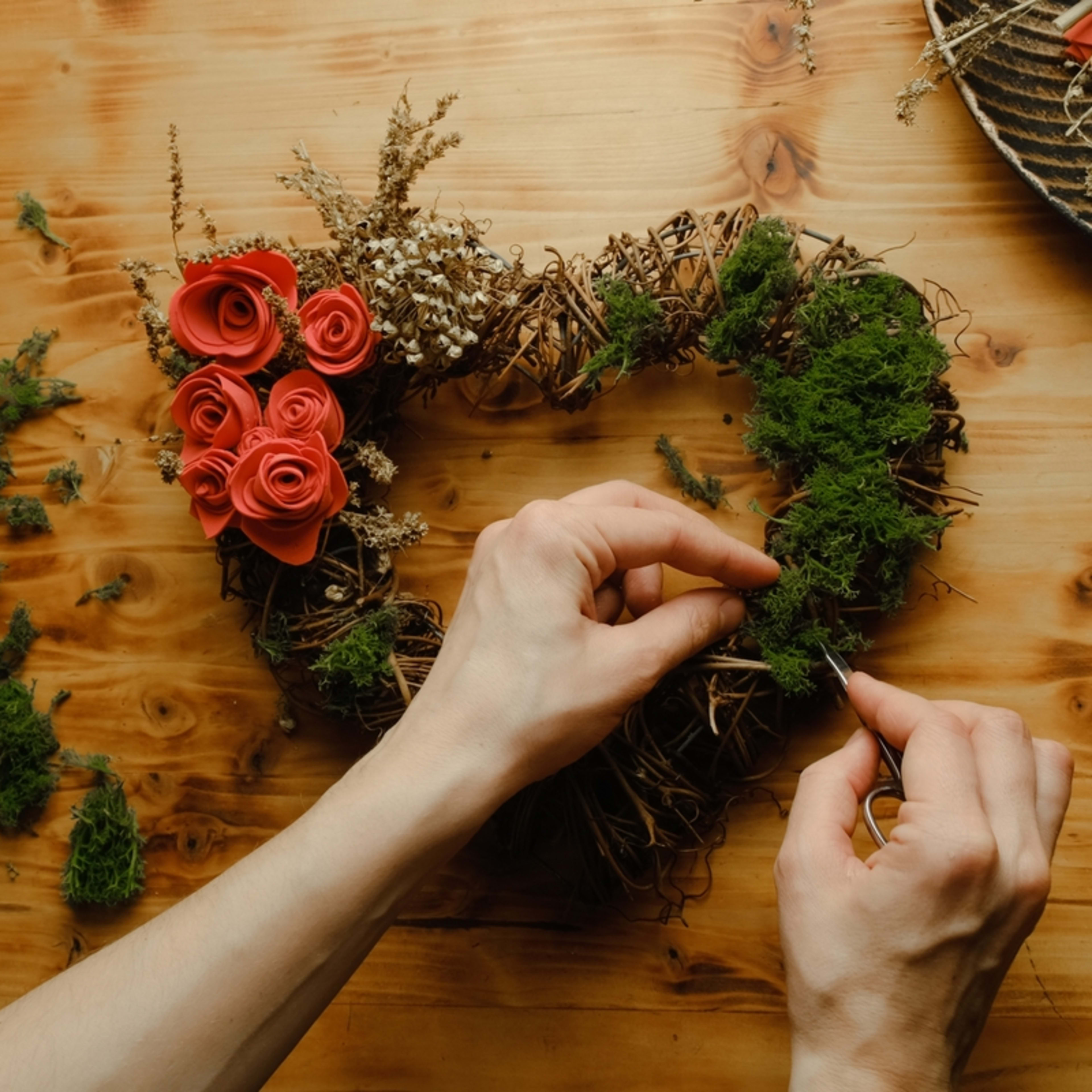DIY Entryway Basket Is Perfect for Valentine's Day - Dengarden