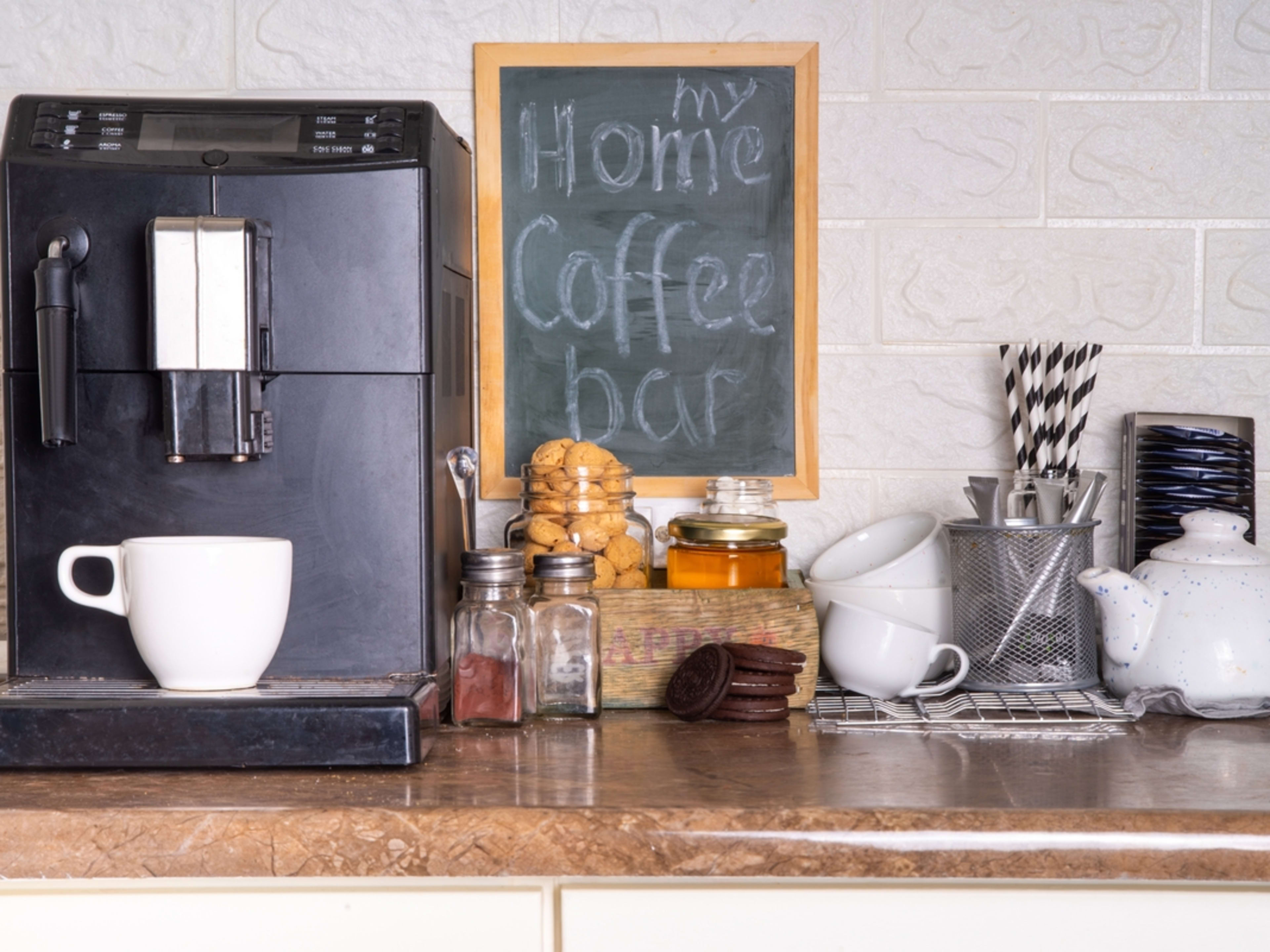 Whip Up a Stylish Coffee Bar Storage Station With This $6 Dollar Tree ...