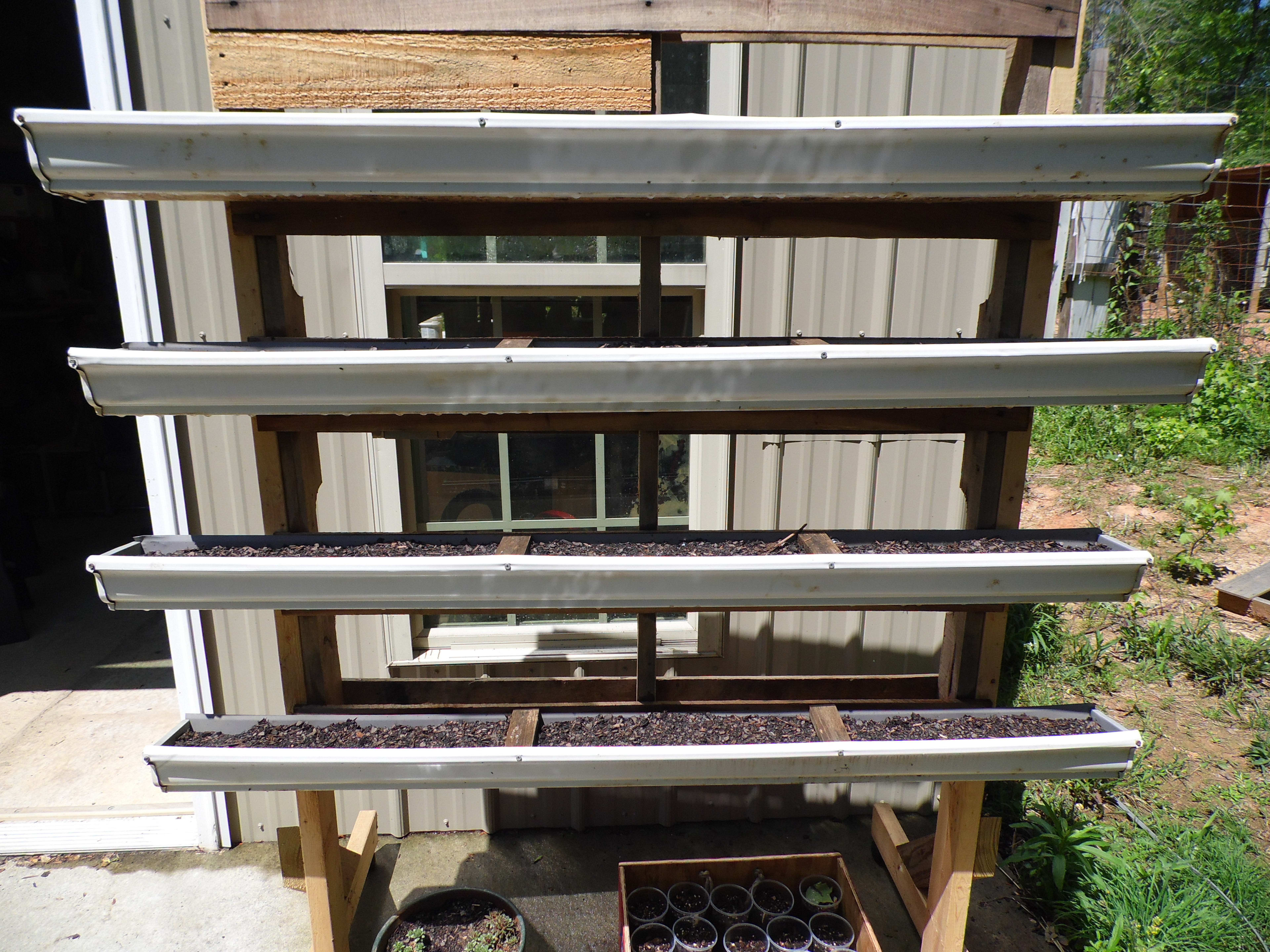 Building a Gutter Garden