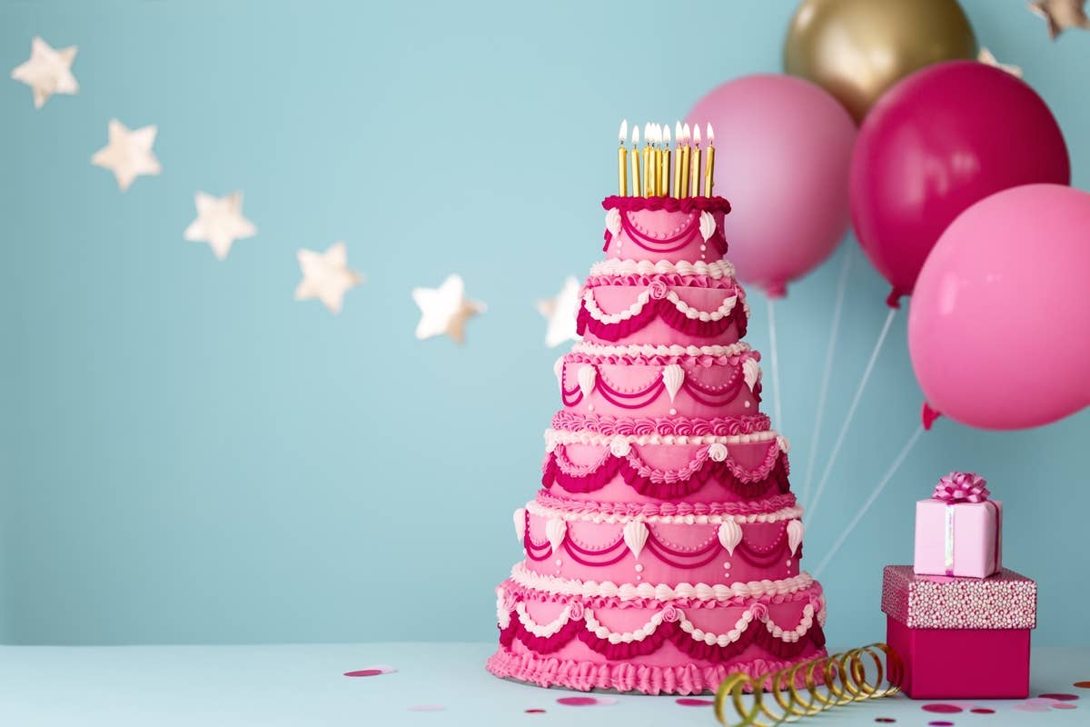 This 'Giant Cake' Dollar Store Decor Craft Looks Good Enough To Eat