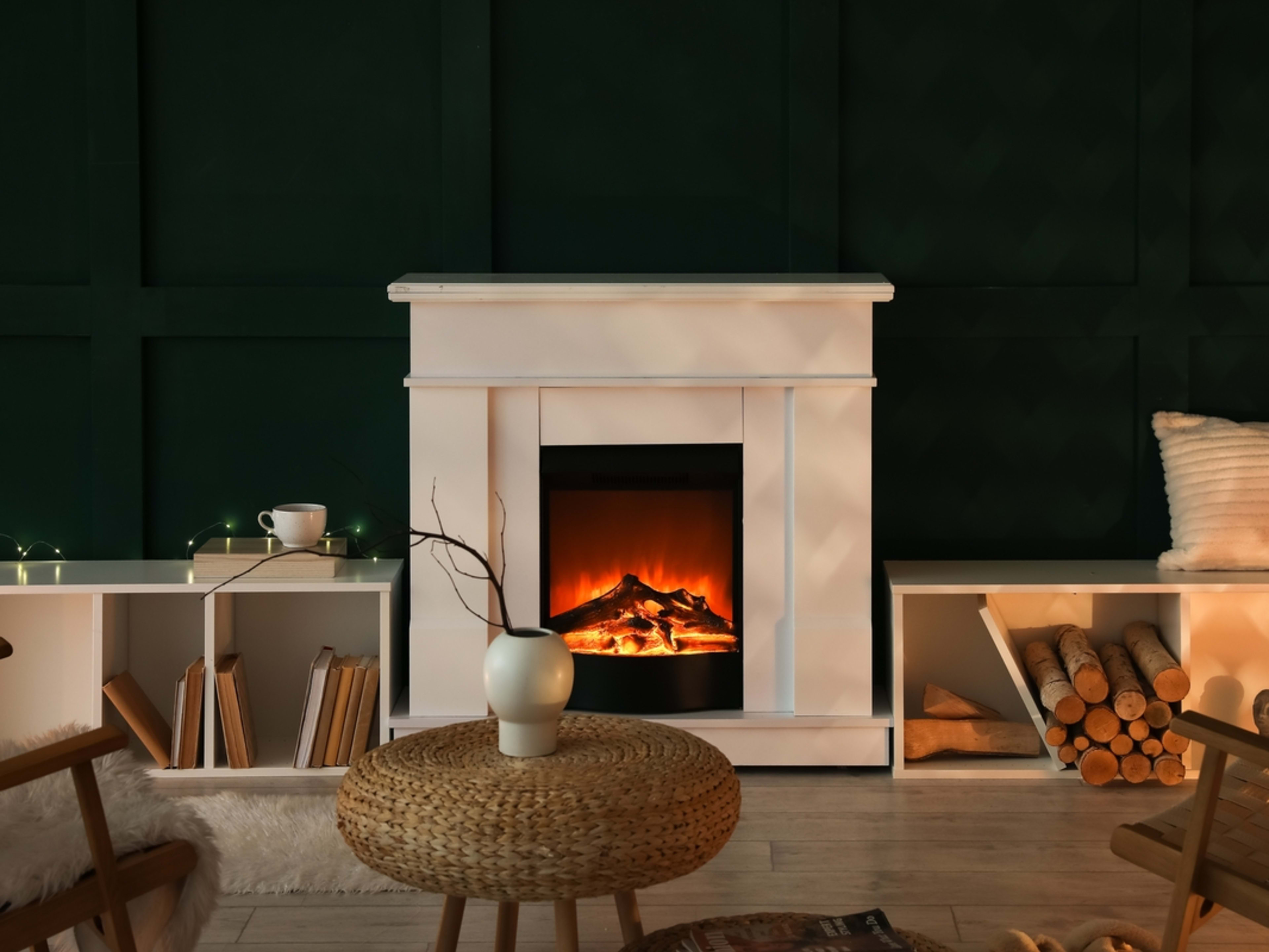 DIYer's Trick To Creating a Renter-Friendly 'Fireplace' Is Genius ...