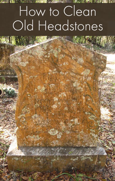 How to clean a marble headstone store