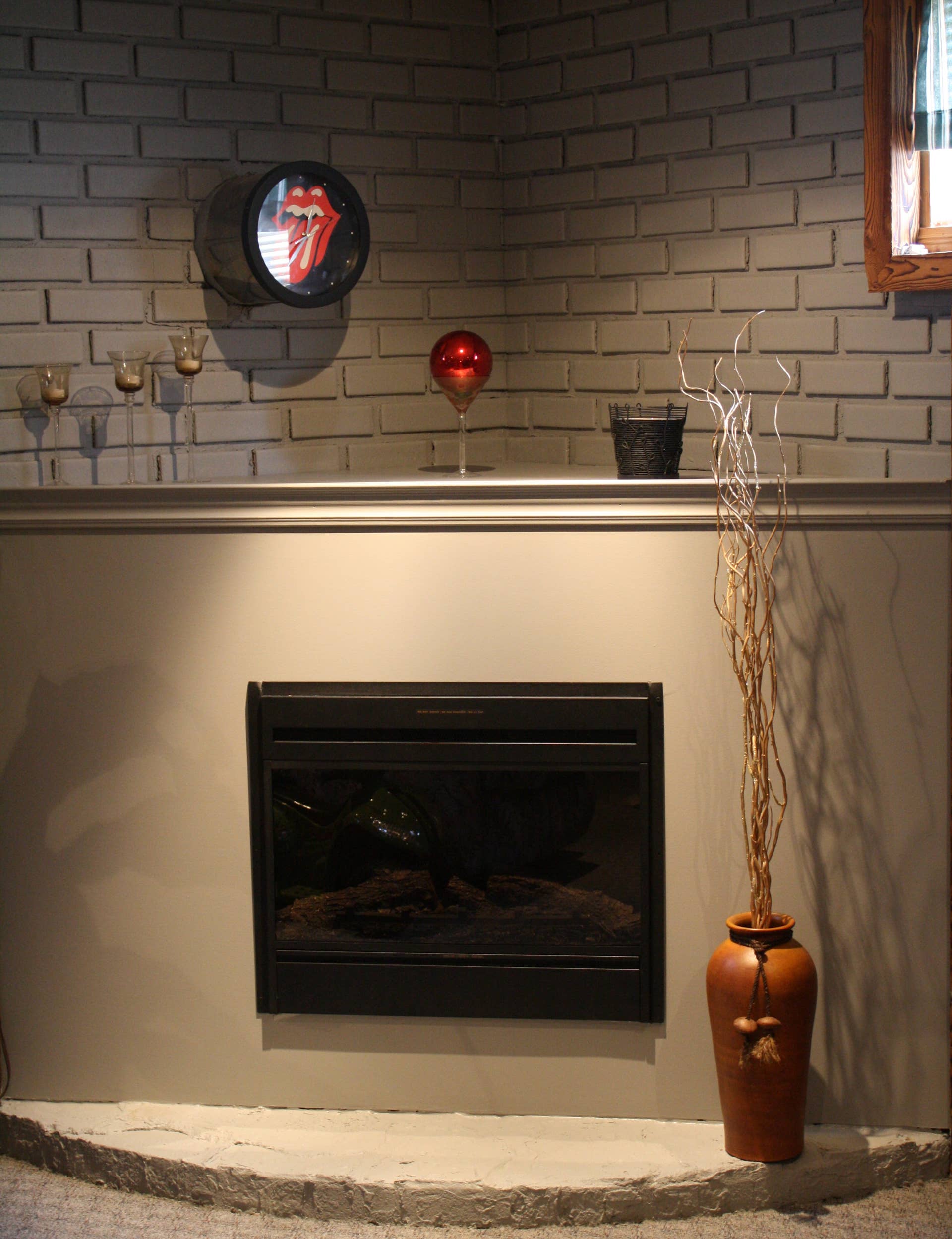 Diy Corner Fireplace How To Build A Faux DIY Corner Fireplace (with