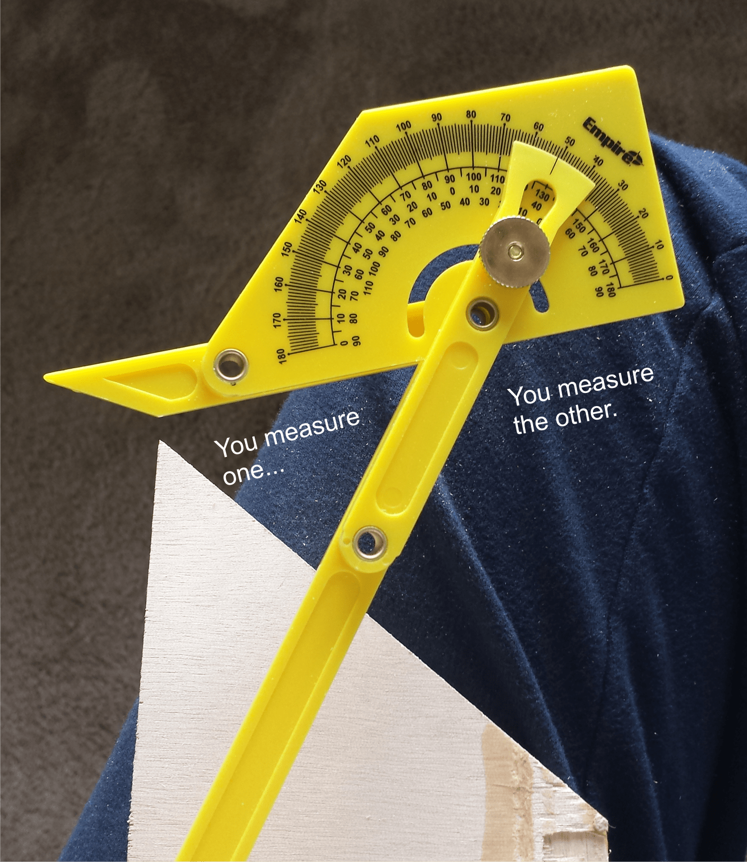 How to Use the Empire Protractor - Dengarden