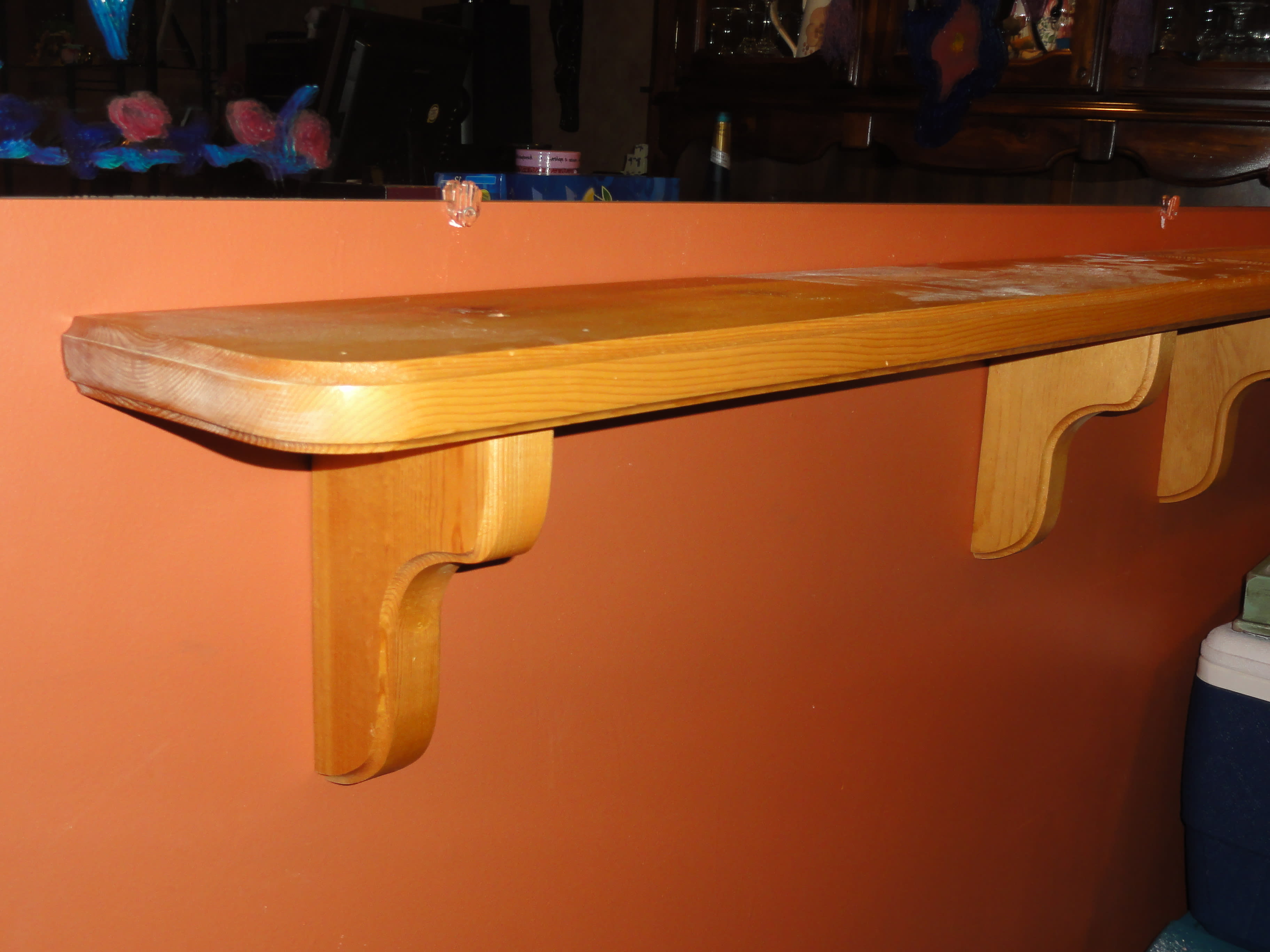 How to Measure and Install a Wooden Shelf With Brackets - Dengarden