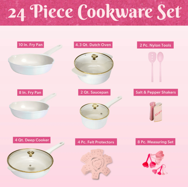 You Can Grab Paris Hilton’s 24-Piece Cookware Set at Walmart for More ...