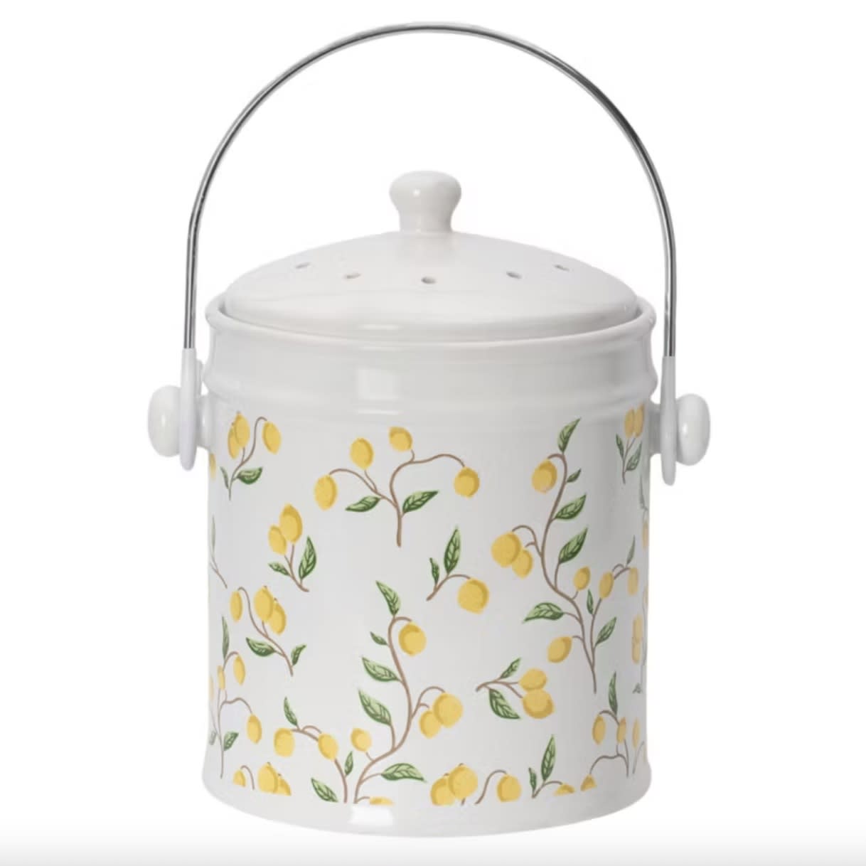 Aldi's Adorable Countertop Compost Bins Are Only $15 - Dengarden