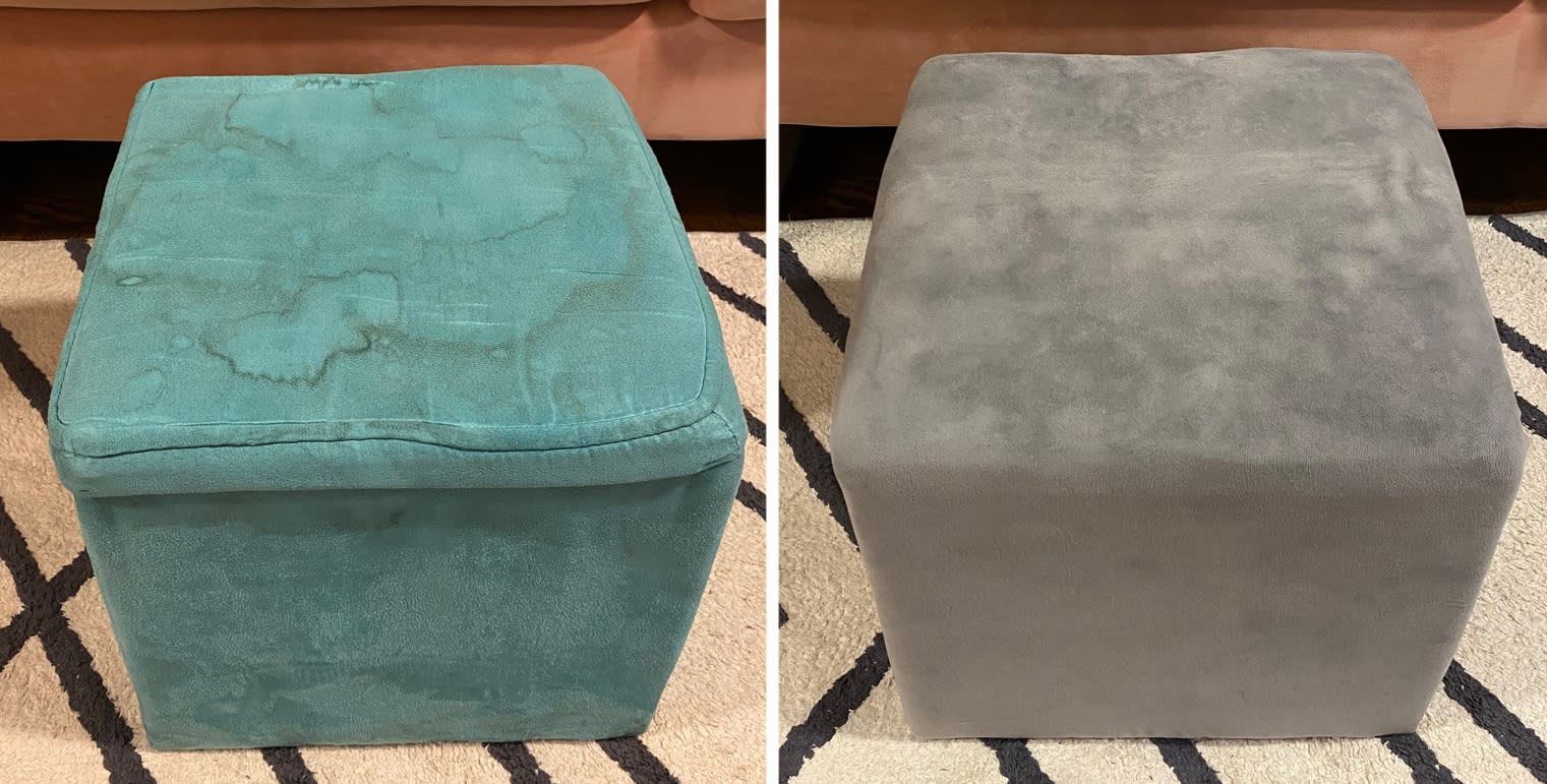 I Upgraded My Storage Cube Into a Chic Ottoman With This Slipcover ...