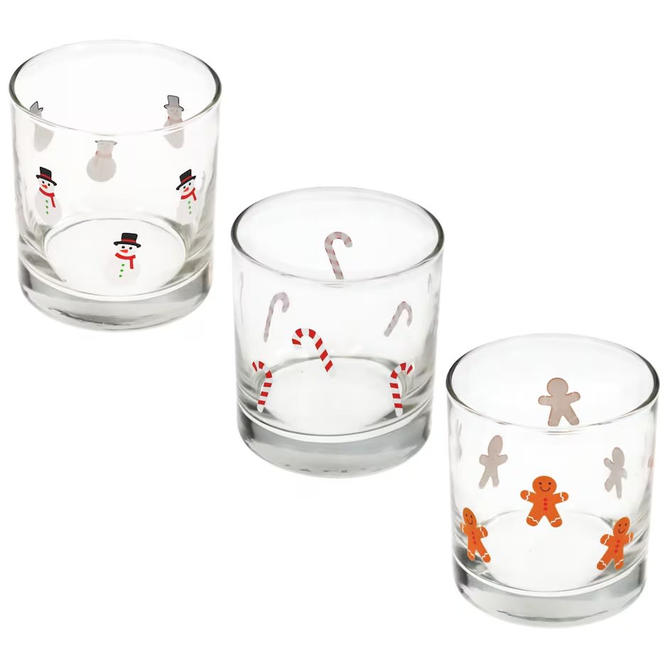 Dollar Tree's $1.50 Holiday Glasses Look Like Pottery Barn Picks ...