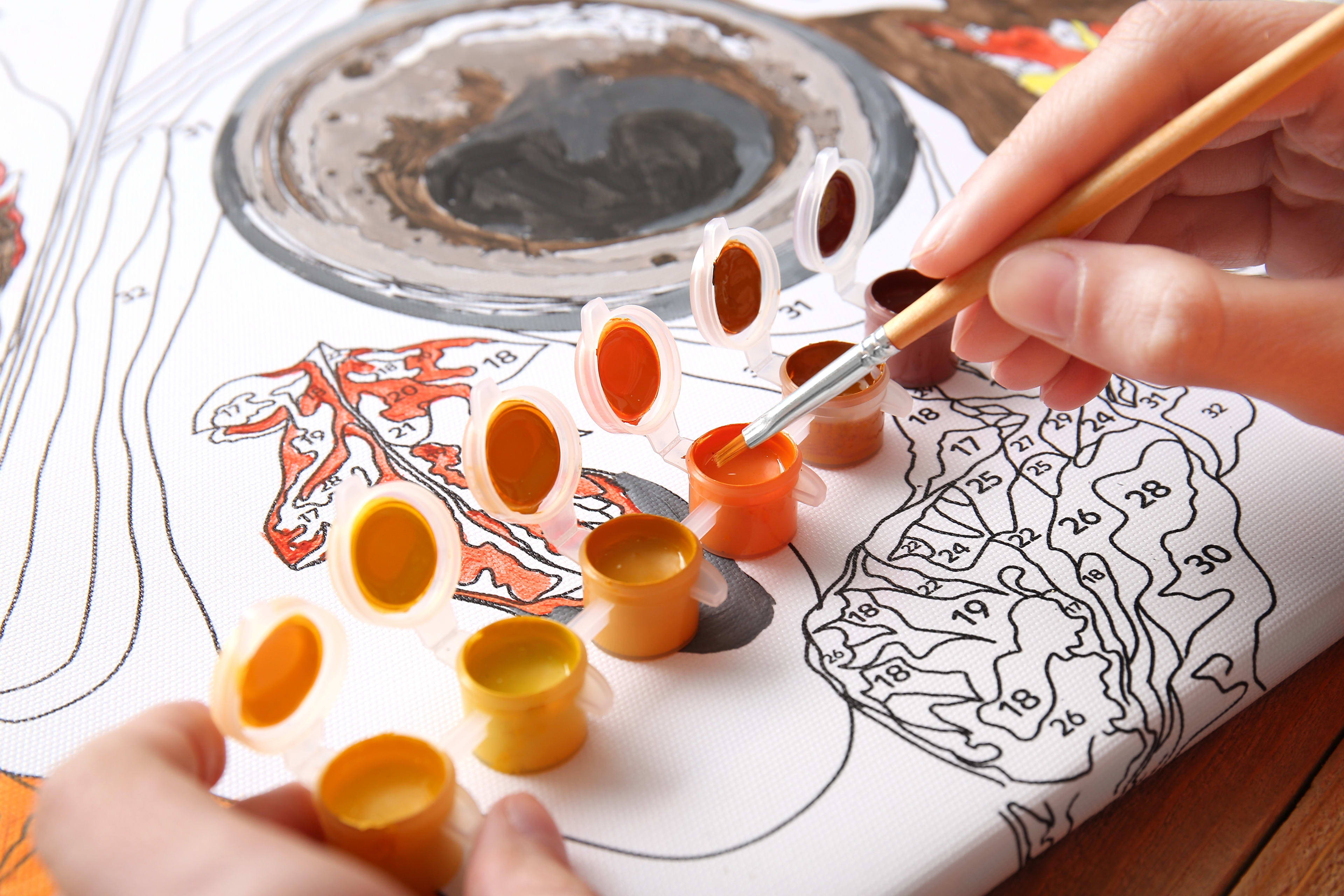 Michaels Has $10 Framed Paint-By-Number Kits - Dengarden